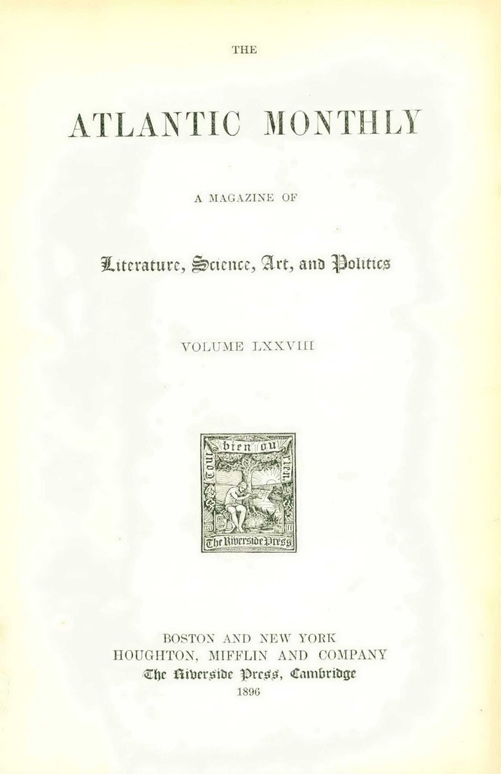 December 1896 Issue - The Atlantic