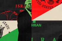 Illustration featuring Donald Trump