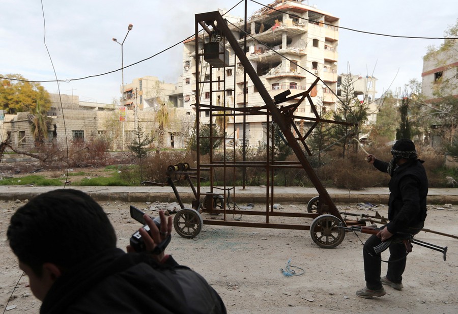DIY Weapons of the Syrian Rebels - The Atlantic