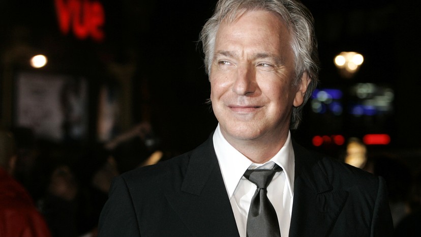 The British Actor Alan Rickman, of 'Die Hard' and 'Harry Potter' Fame ...