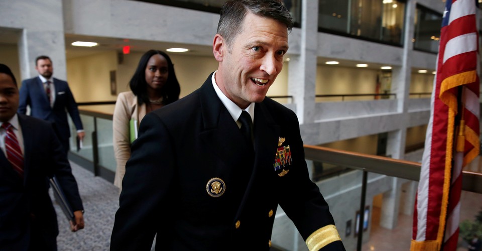 The Negligent Nomination of Ronny Jackson - The Atlantic