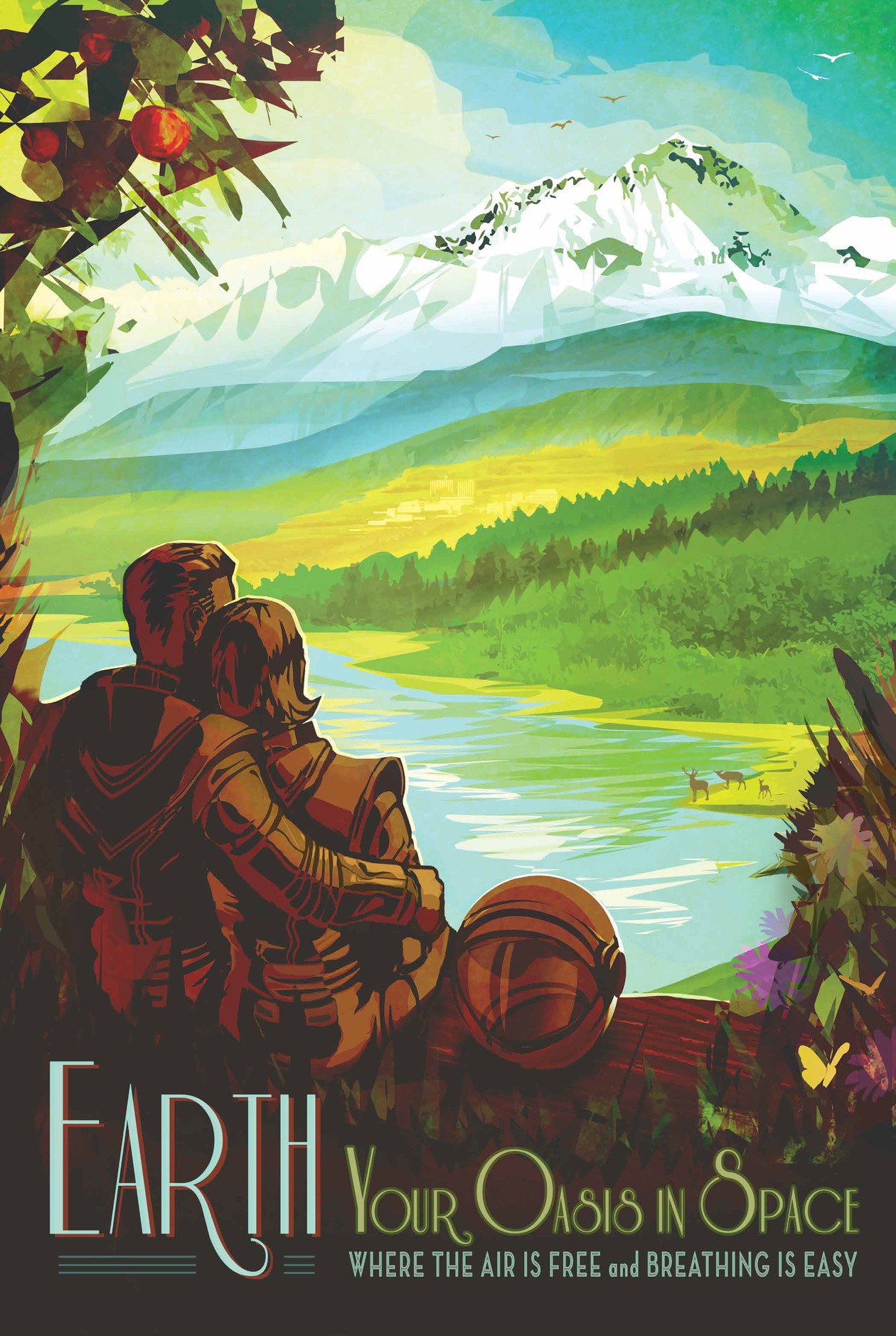 NASA's New Posters and the Retro Travel Ads That Inspired Them - The ...