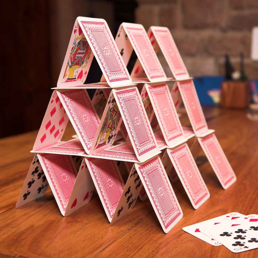 Simple House Of Playing Cards