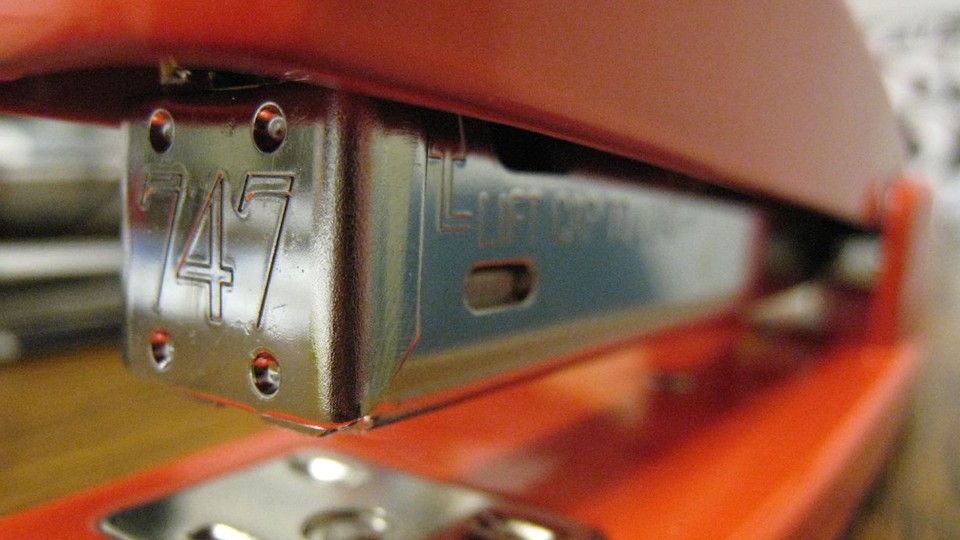 stapler top won't open