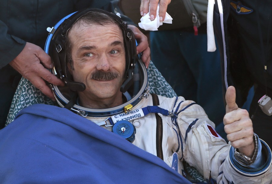 Welcome Back to Earth, Commander Hadfield - The Atlantic