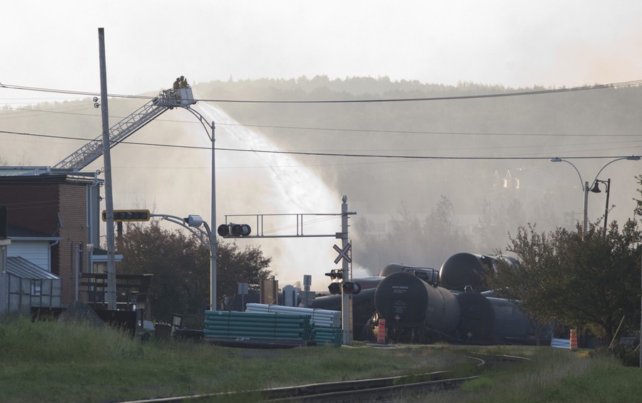 Freight Train Derails and Explodes in Lac-Megantic, Quebec - The Atlantic