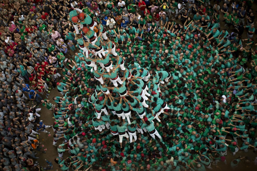 Building Human Towers in Spain - The Atlantic
