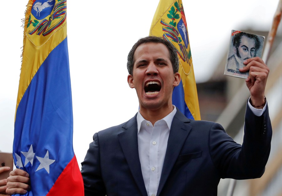 Photos: A Venezuelan Opposition Leader Declares Himself 'Interim ...