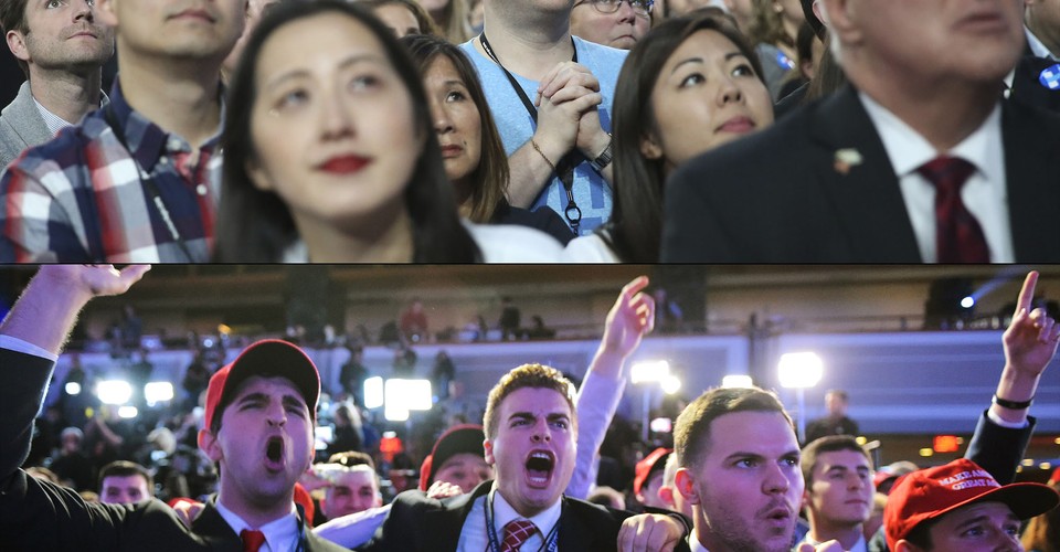 Emotional Highs and Lows From a Historic Election Night - The Atlantic