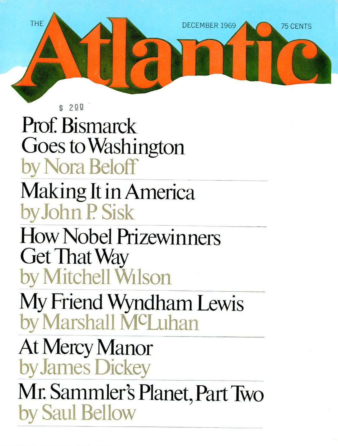 December 1969 Issue - The Atlantic
