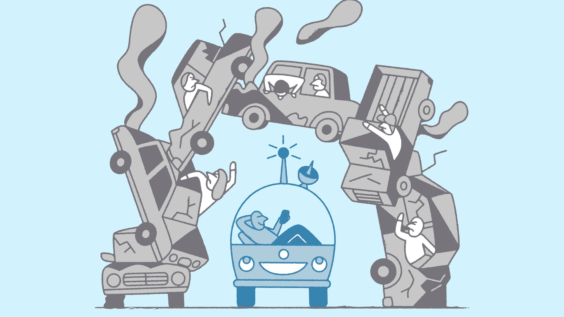 Are Driverless Cars Safer Than Human Drivers? - The Atlantic