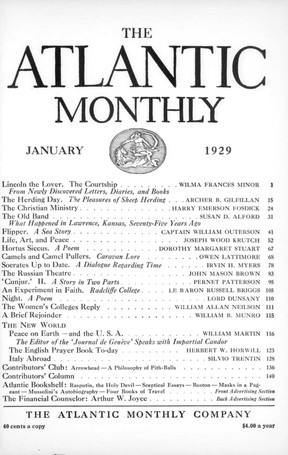 January 1929 Issue - The Atlantic