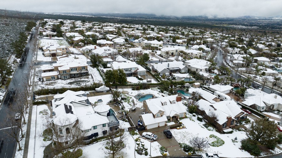 Photos: A Blanket of Snow for California - The Atlantic