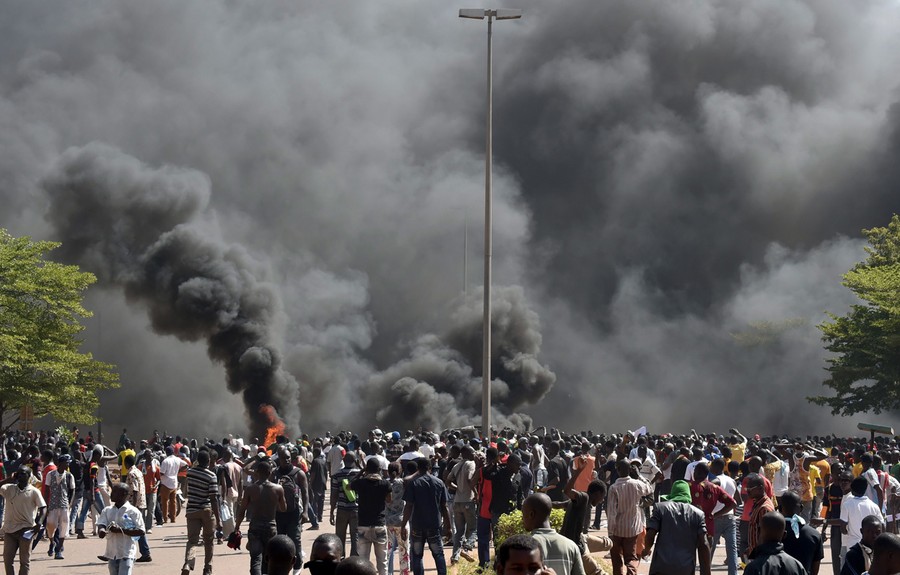 Protesters Storm, Burn Burkina Faso Parliament - The Atlantic