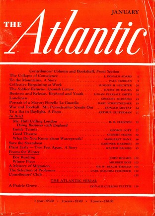 January 1938 Issue - The Atlantic