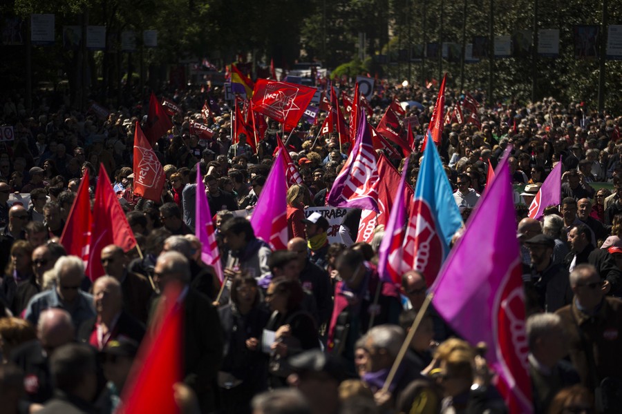 May Day Marches and Protests Around the World - The Atlantic