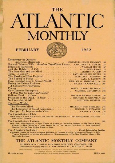 February 1922 Issue - The Atlantic