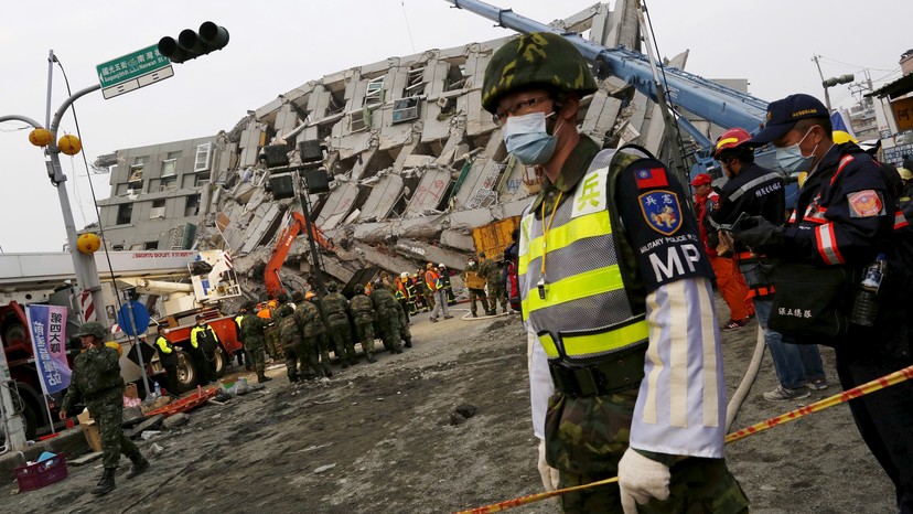 The Search for Survivors in Taiwan's Collapsed Apartment Building - The ...