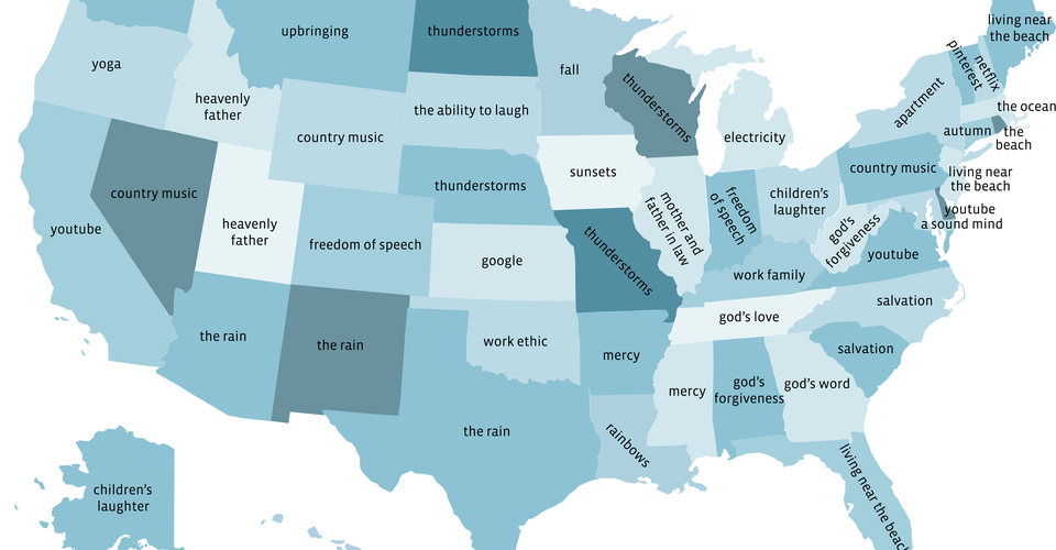 The Geography of Gratitude - The Atlantic