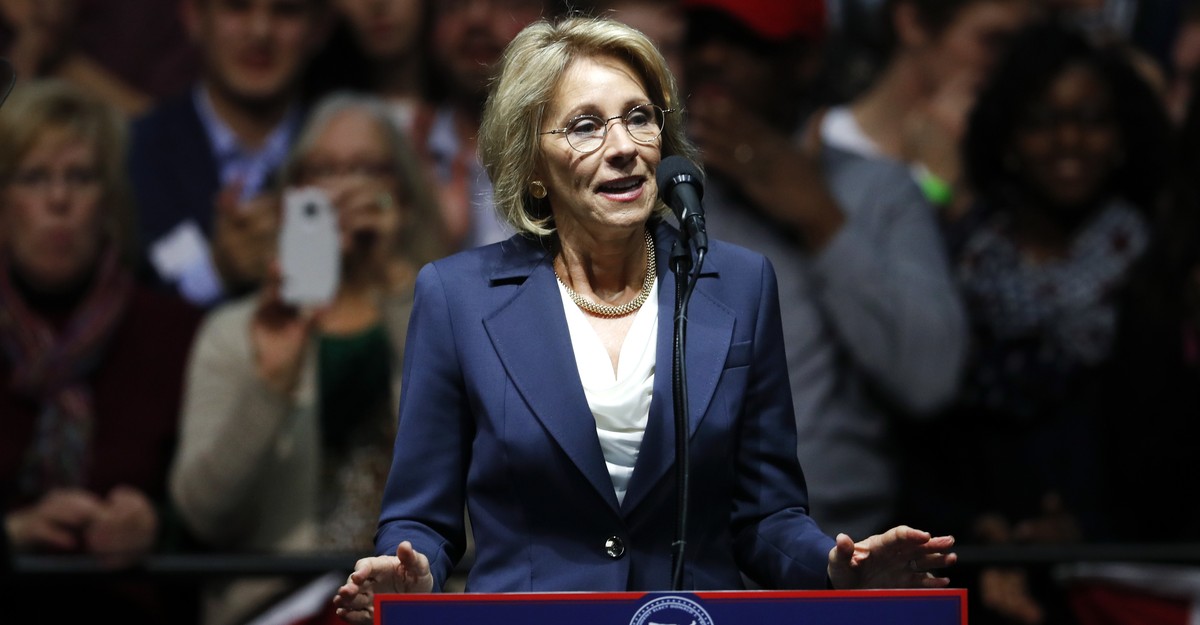 Law Supported by DeVos Leaves Loopholes in Oversight - The Atlantic