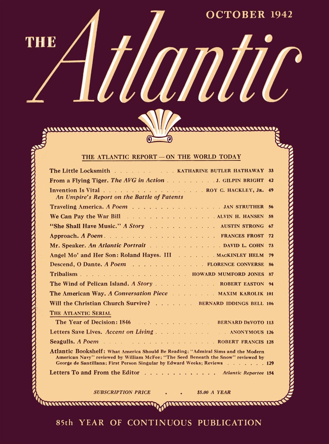 October 1942 Issue - The Atlantic