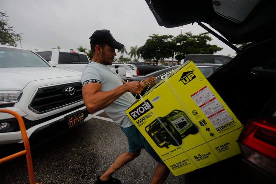 Photos: Florida Braces for Milton's Wrath - The Atlantic