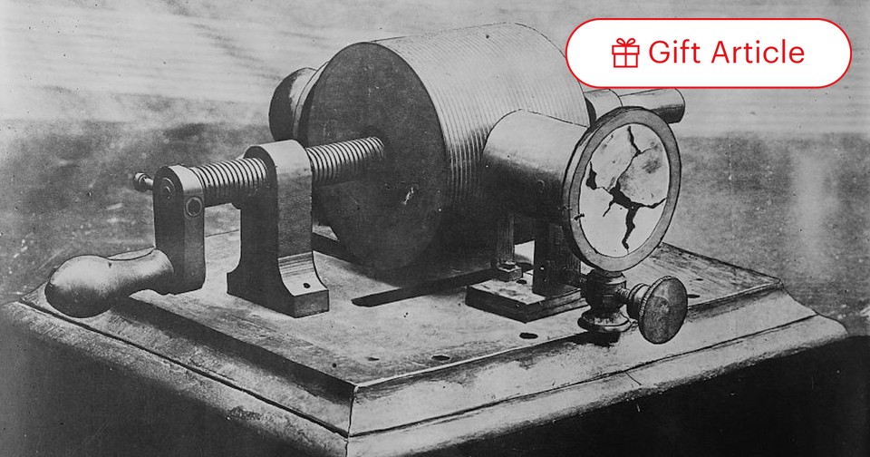 first phonograph words