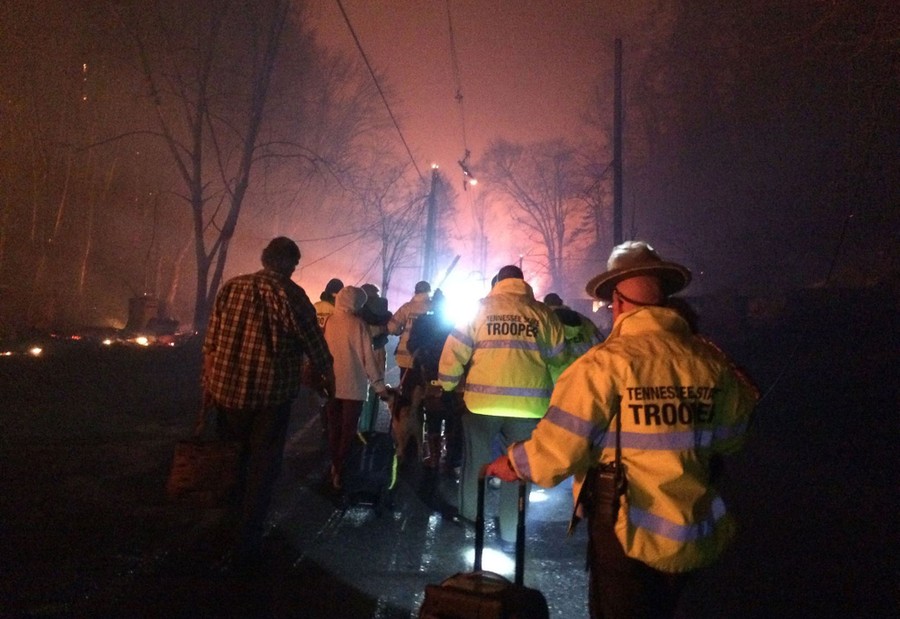 Photos of the Wildfires Near Gatlinburg, Tennessee - The Atlantic