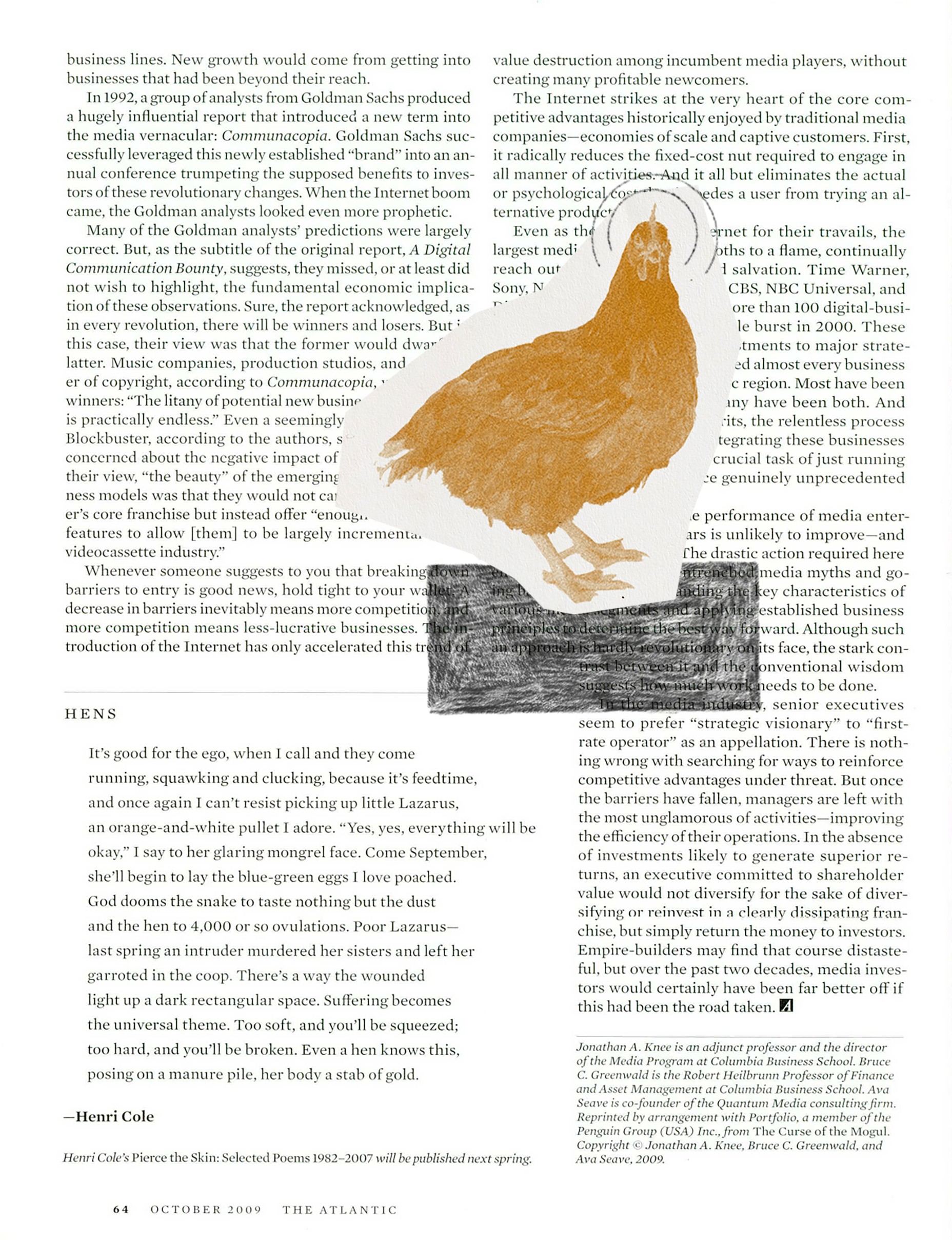 A Poem by Henri Cole: 'Hens' - The Atlantic