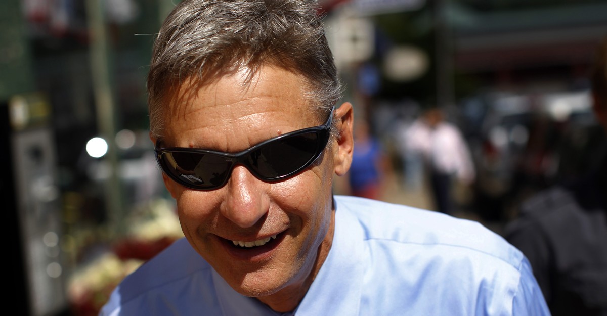 Gary Johnson Is Running for the Libertarian Nomination for President ...