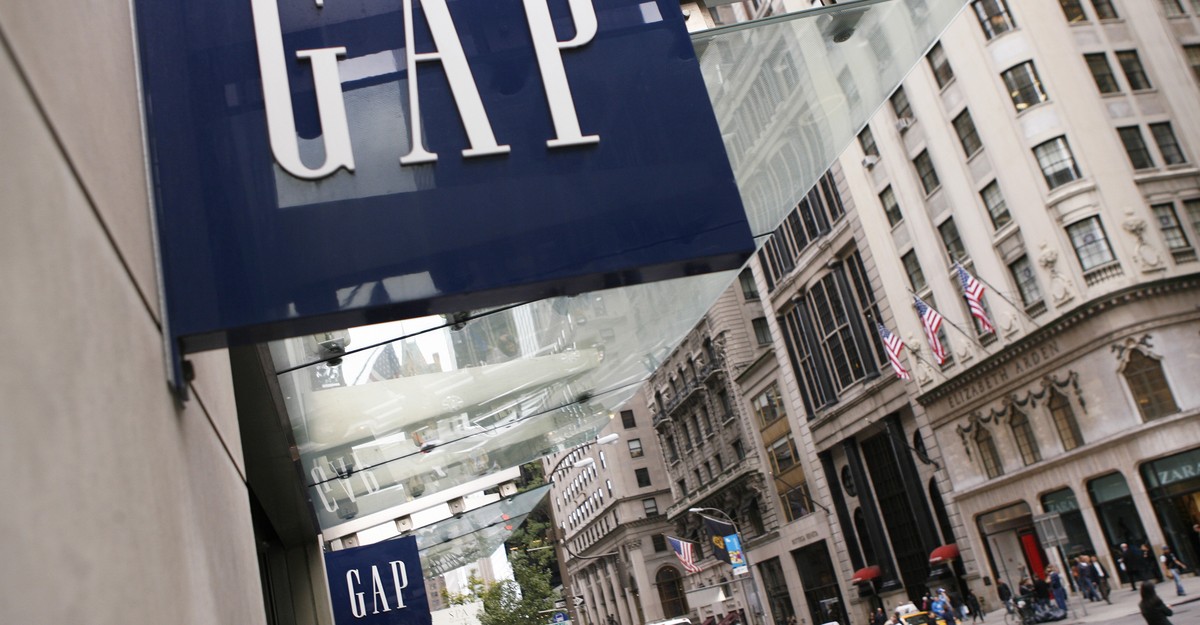 Gap retail clothes mall ecommerce - The Atlantic
