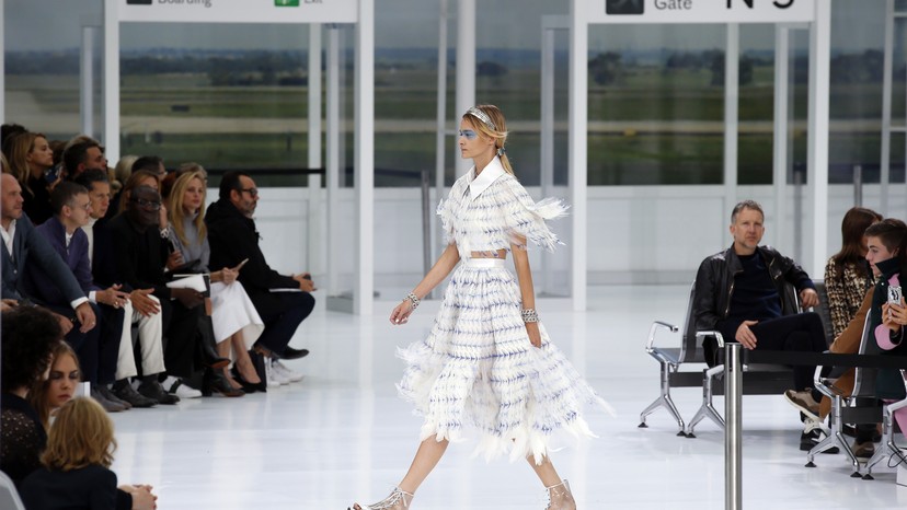 Project Runway: For Paris Fashion Week, Chanel Builds Itself an Airport ...