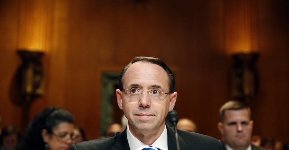 Will Rod Rosenstein Recuse Himself From the Russia Probe? - The Atlantic