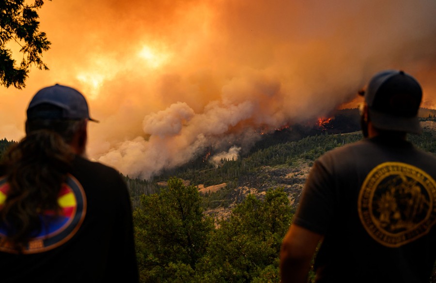 Photos: California’s Massive Park Fire Continues to Grow - The Atlantic