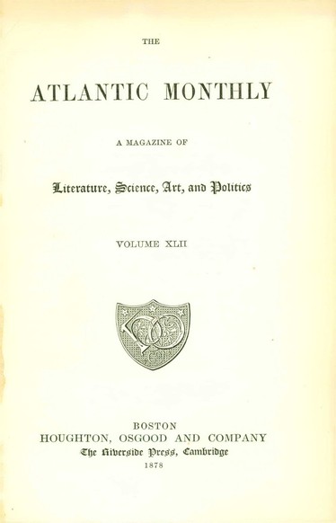 December 1878 Issue - The Atlantic