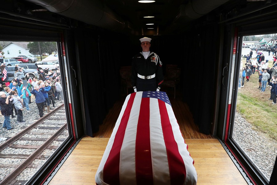 Photos of the Week: State Funeral, Mass Marriage, Krampus Parade - The ...