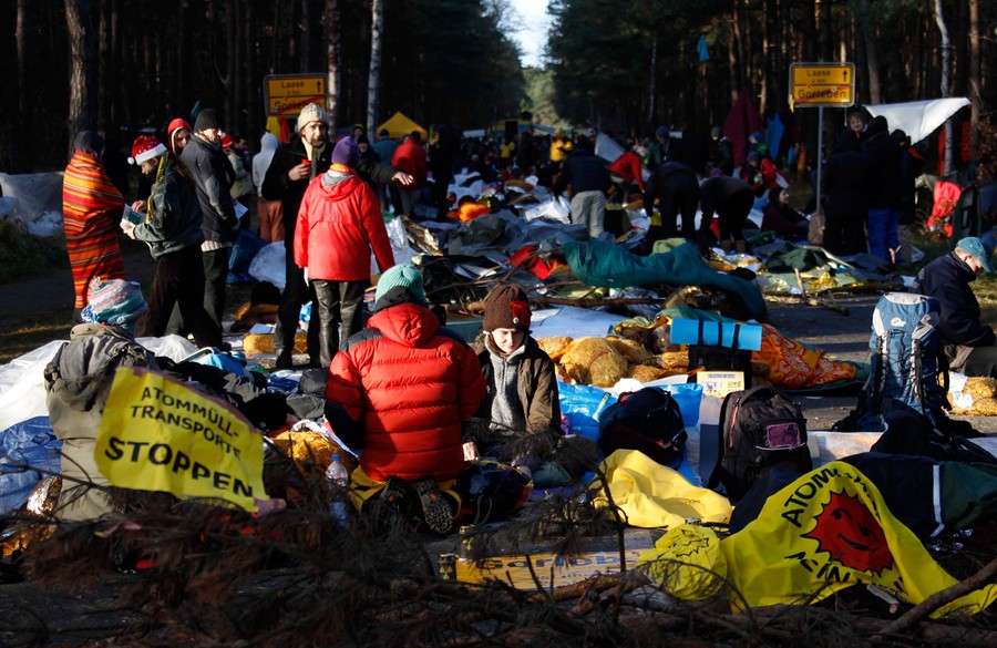 Protesters Disrupt German Nuclear Waste Shipment - The Atlantic