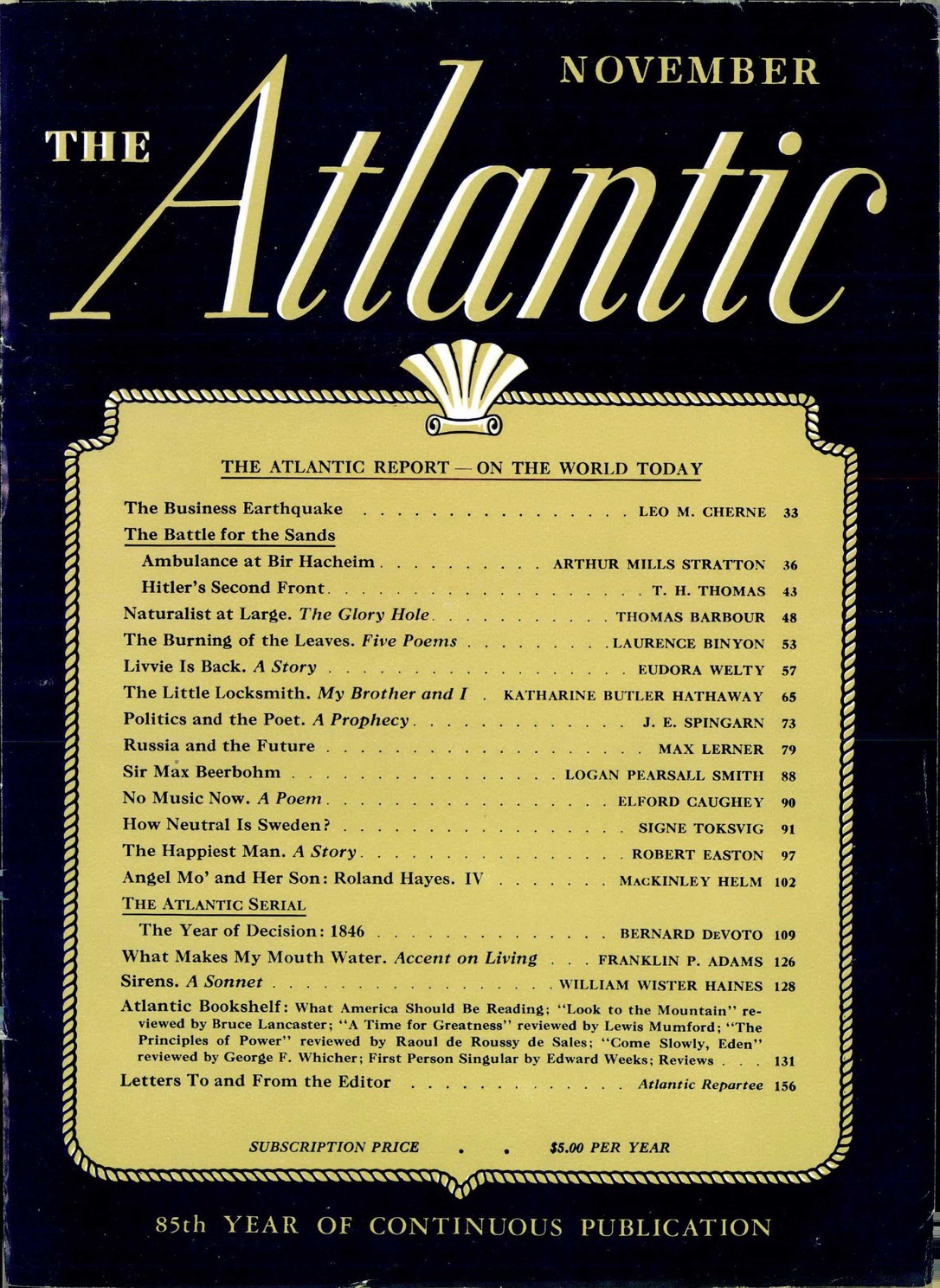 November 1942 Issue - The Atlantic