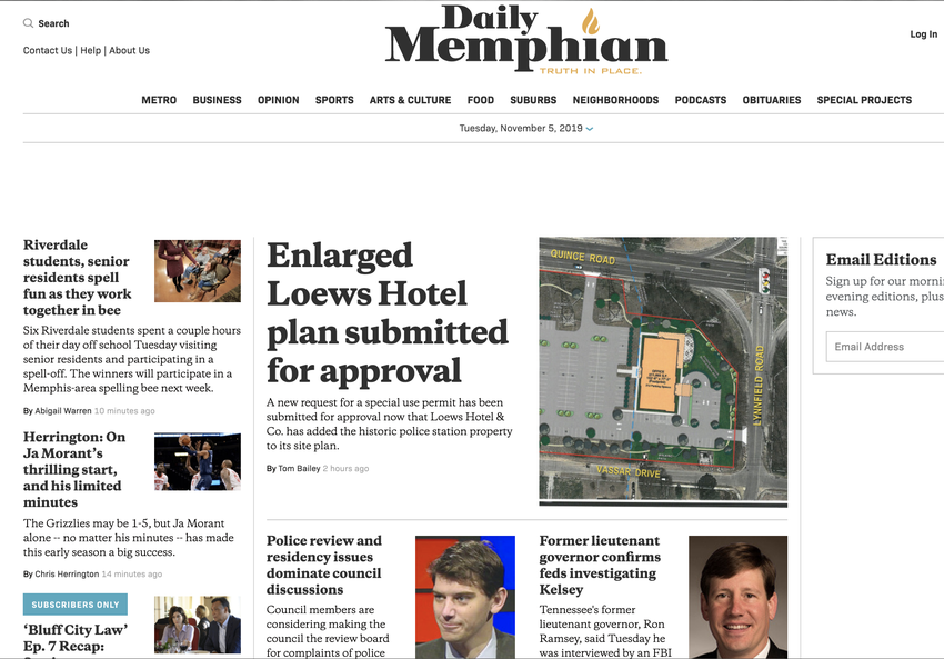 Our Towns: In Memphis, a Lab Experiment for Local News - The Atlantic