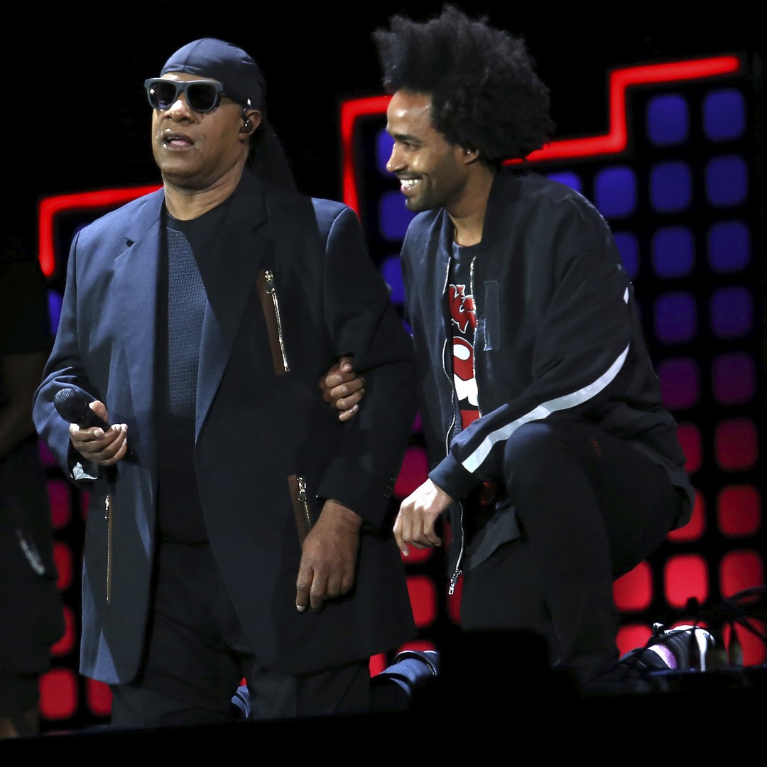 Stevie Wonder Kwame Morris