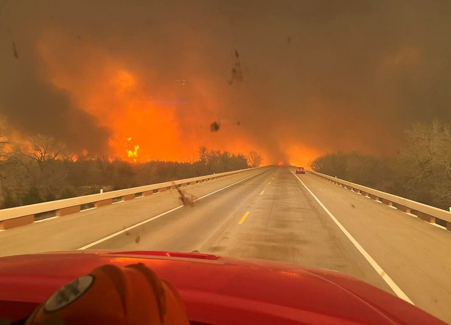 Wildfires Rage Across The Texas Panhandle And Oklahoma The Atlantic