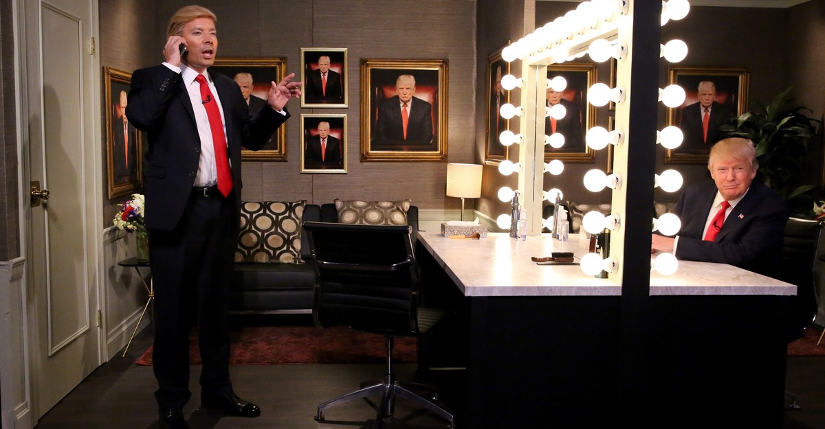 Donald Trump Trims the Outrage in 'Tonight Show' Appearance - The Atlantic