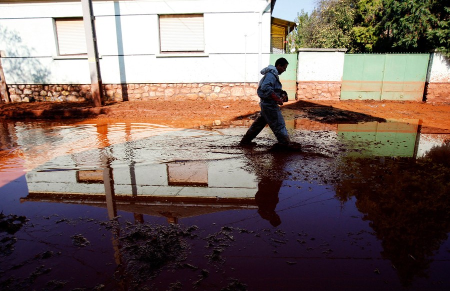 A Flood of Red Sludge, One Year Later - The Atlantic