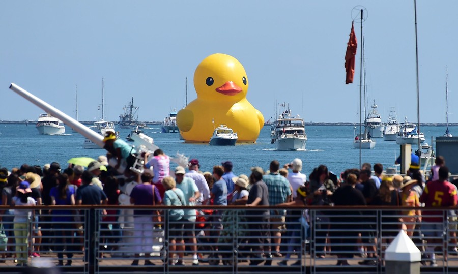 Photos: The Giant Ducks of Florentijn Hofman - The Atlantic