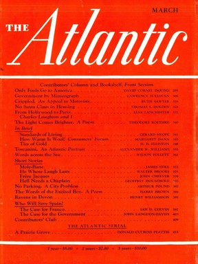 Standards of Living: Notes for an Article - The Atlantic