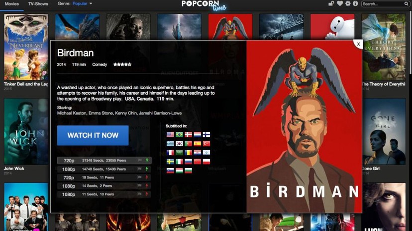 Why the Free Streaming Site Popcorn Time Scares Netflix - The Atlantic