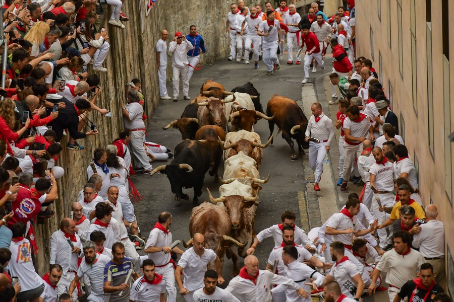 The Running of the Bulls 2023 - The Atlantic