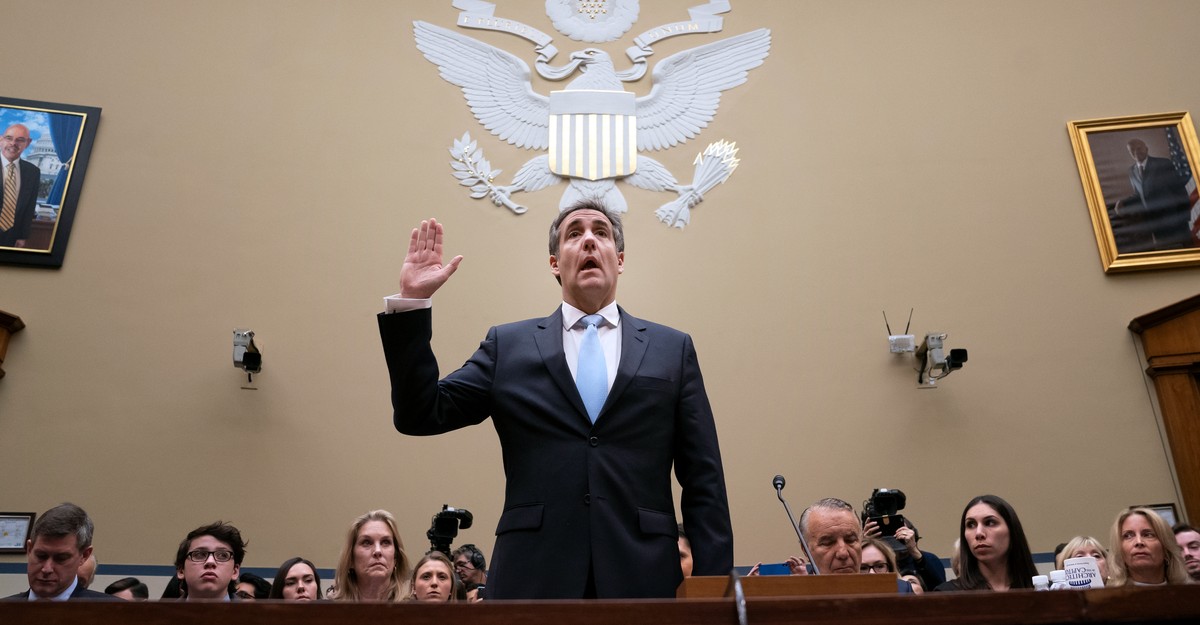 Michael Cohen Speaks to Congress About President Trump - The Atlantic