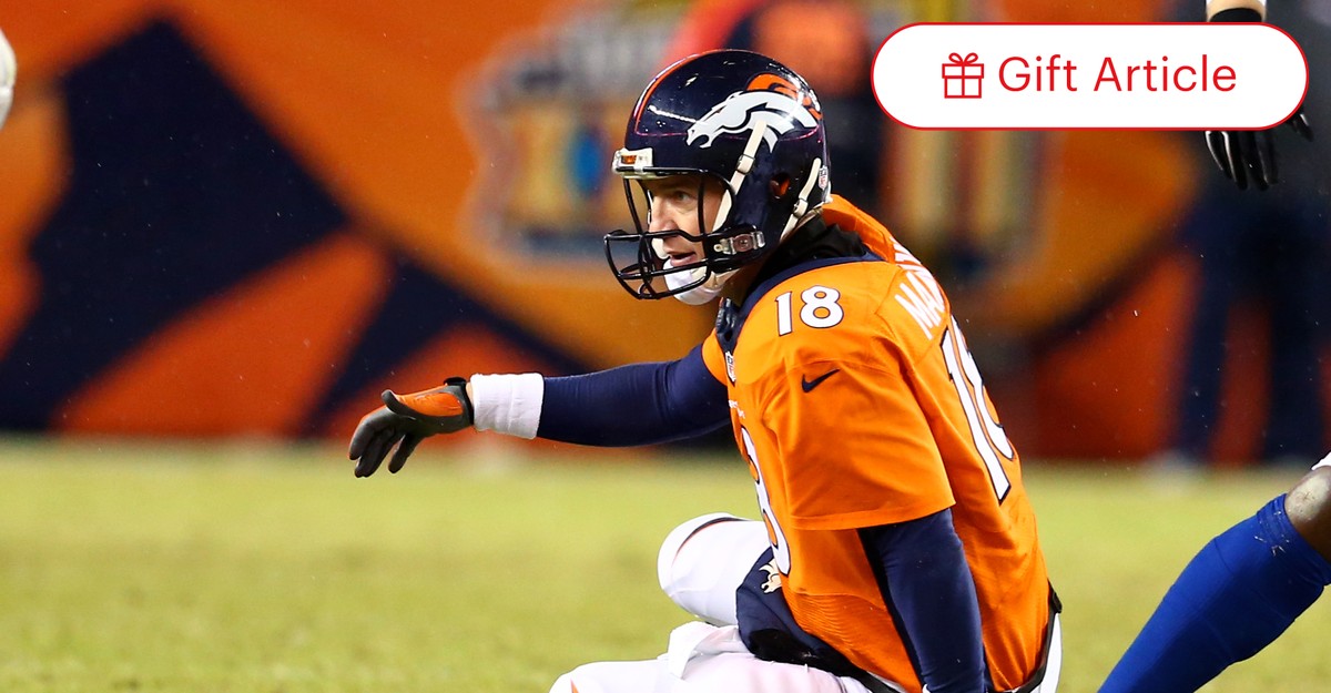 peyton manning forehead evolution