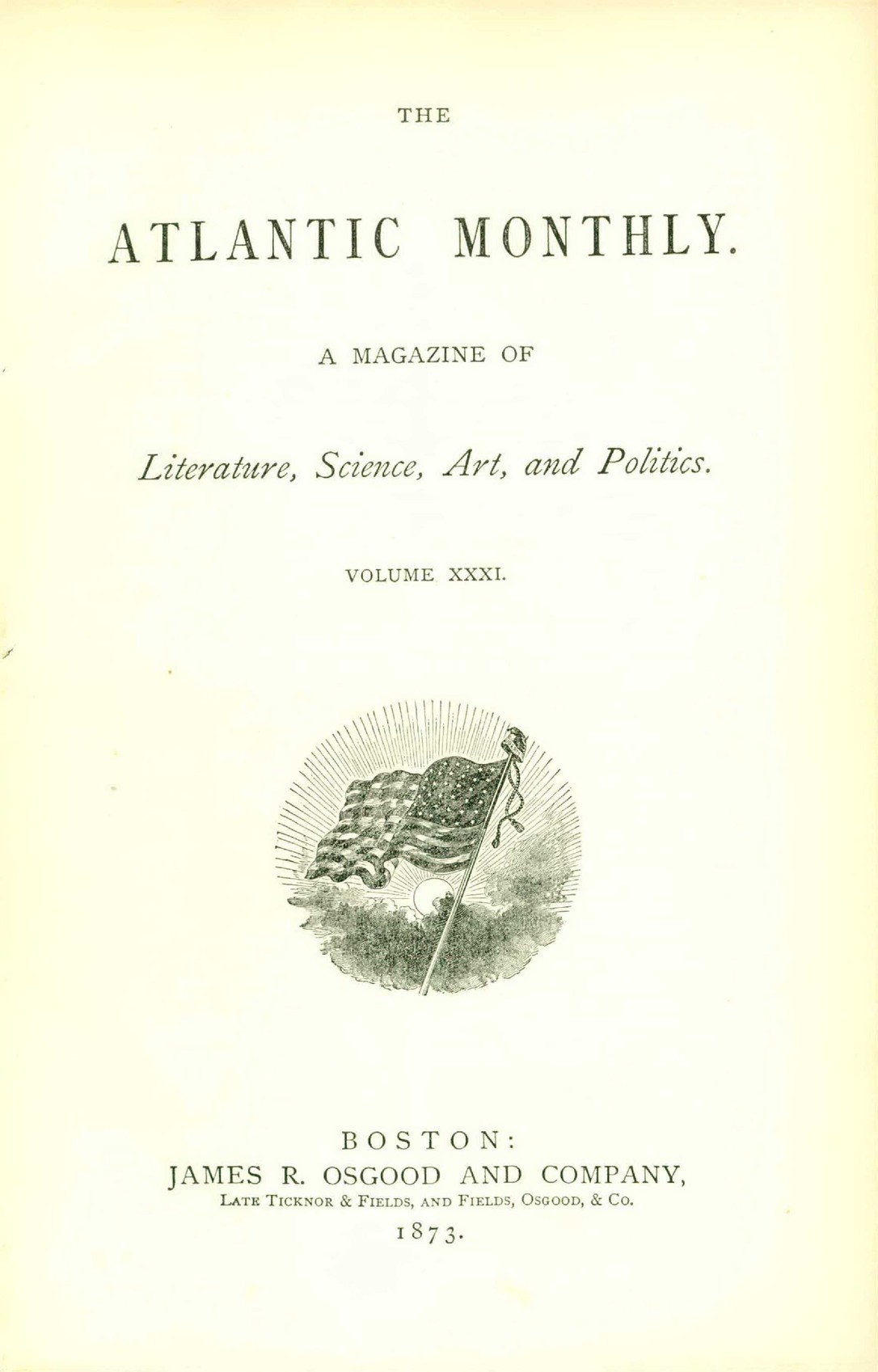 January 1873 Issue - The Atlantic